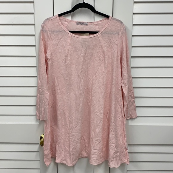 cut loose | Tops | Nwt Cutloose Pink Cotton Slub Tunic | Poshmark